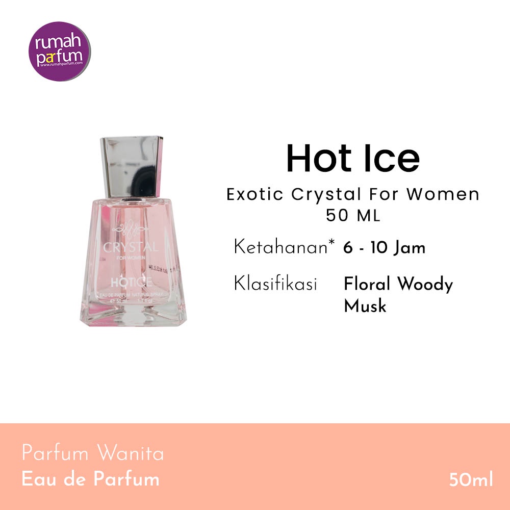 Jual Parfum Hot Ice Exotic Crystal For Women 50 ML | Shopee Indonesia