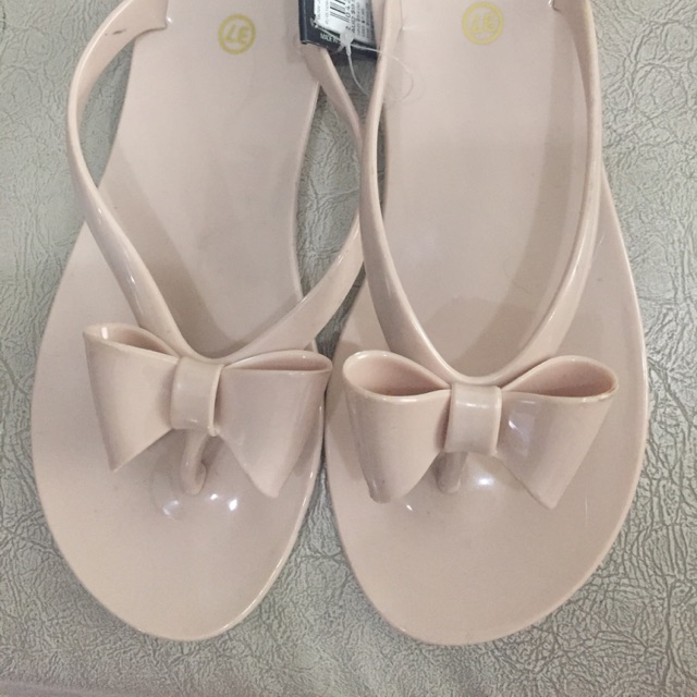 Jual Bow Jelly Sandal Rubi (new) | Shopee Indonesia
