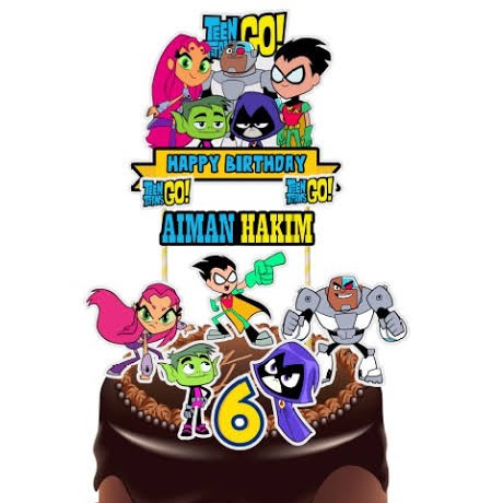 Jual teen titans cake topper | Shopee Indonesia