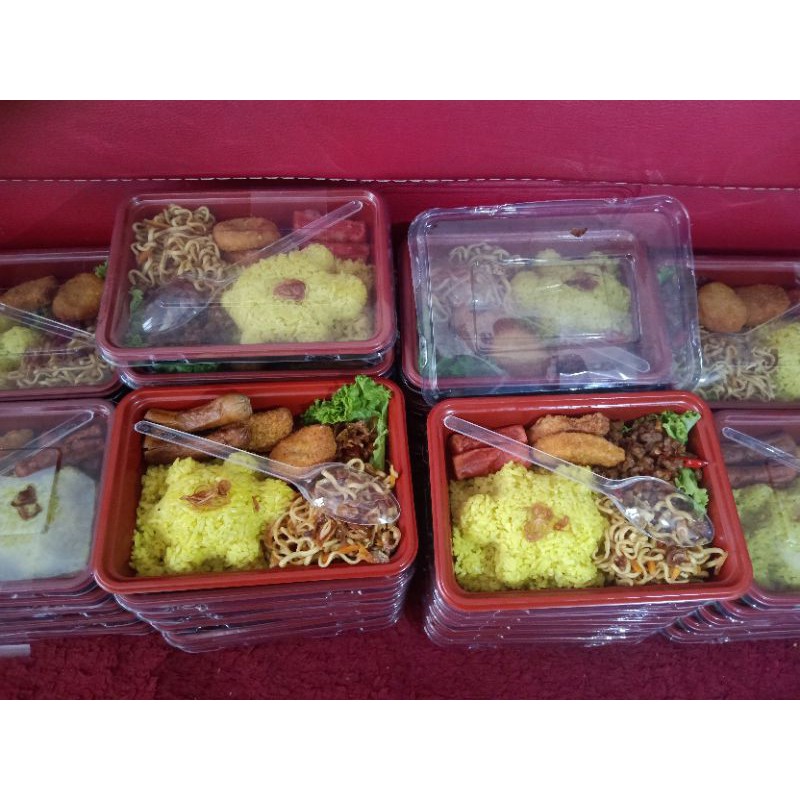 Jual Paket Nasi Kuning Bento Karakter Murah enak lengkap halal | Shopee Indonesia