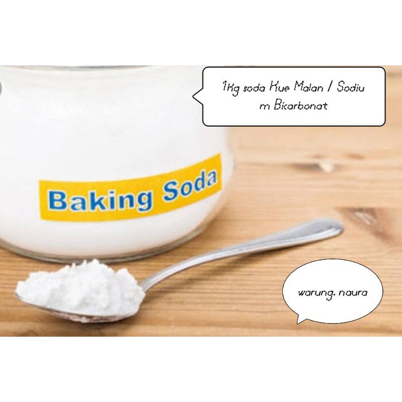 Jual 1kg soda Kue Malan / Sodium Bicarbonate / Baking Soda Repack ...