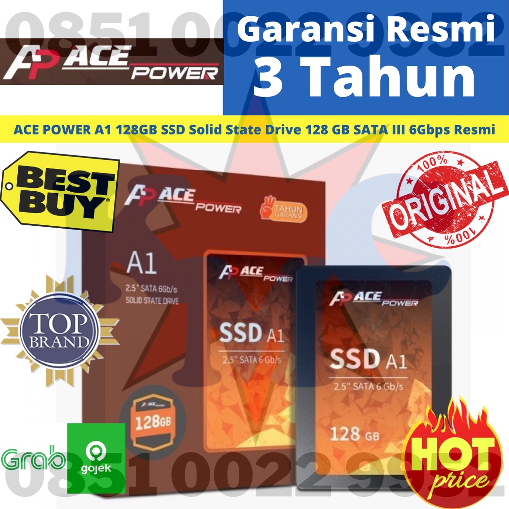 Jual SSD 128GB 128 GB Ace Power (AP-SSD-A1-128) | Shopee Indonesia