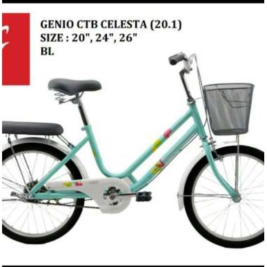 Jual Sepeda Mini 24 Inch Genio Celesta | Shopee Indonesia