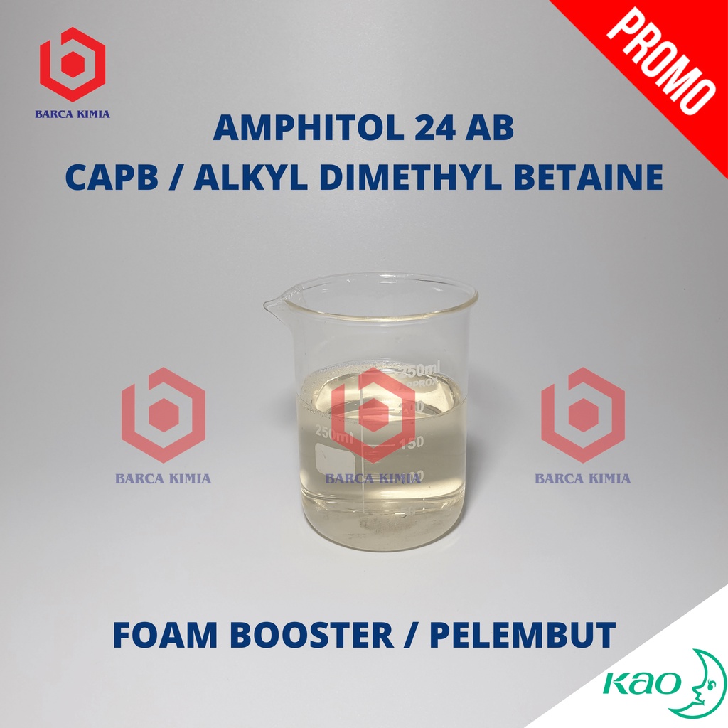 Jual KAO AMPHITOL 24 AB / CAPB COCAMIDO PROPYL BETAINE 1 KG | PELEMBUT ...