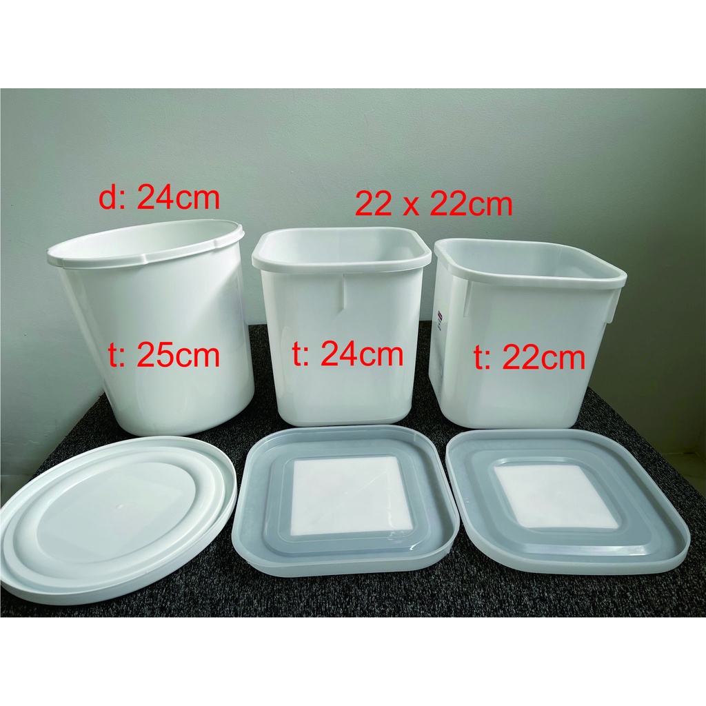 Jual Ember Kotak Box Es Krim Ice Cream Bekas 8 Liter Wadah Toples Cupang Tempat Hidroponik
