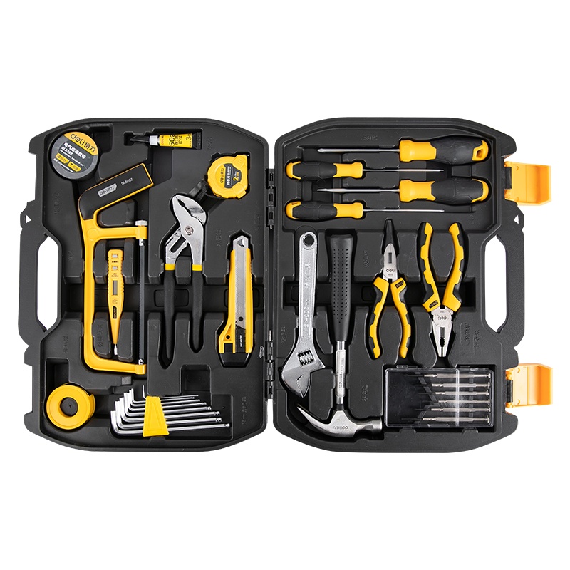 Jual Deli Household Tool Kit / Set Perkakas Pertukangan 30-PCS/SET ...