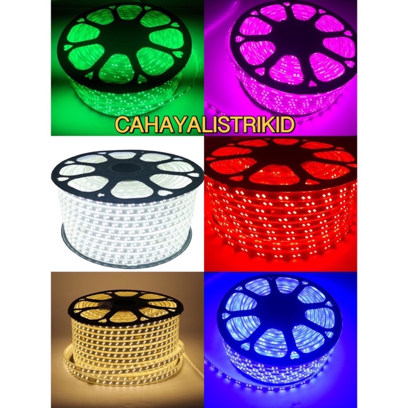 Jual LAMPU LED STRIP SELANG 5730 SMD AC 220V DOUBLE LED OUTDOOR AND ...