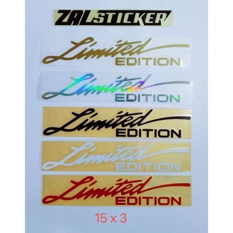 Jual STICKER LIMITED EDITION | Shopee Indonesia