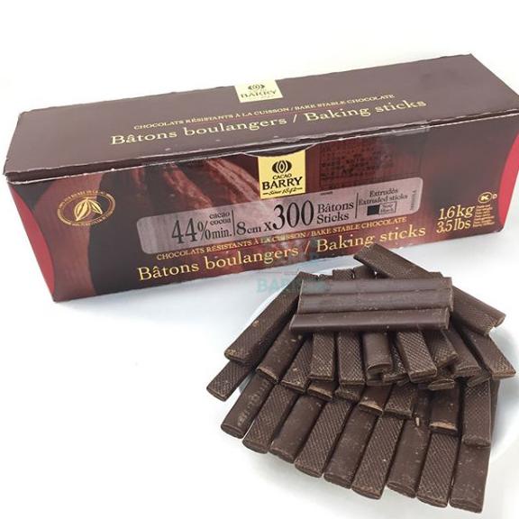 Jual Cacao Barry Callebaut Baking Sticks Box 1,6Kg 44% Chocolate Baton ...