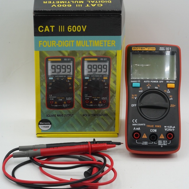 Jual ZOTEK ZT109 Digital Multimeter High Precision Automatic Range ...