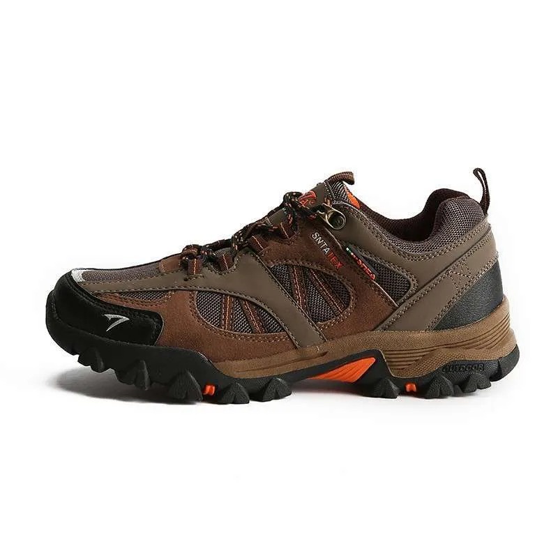 Jual Sepatu Hiking SNTA Warna Brown Orange, Sepatu Gunung SNTA Model ...