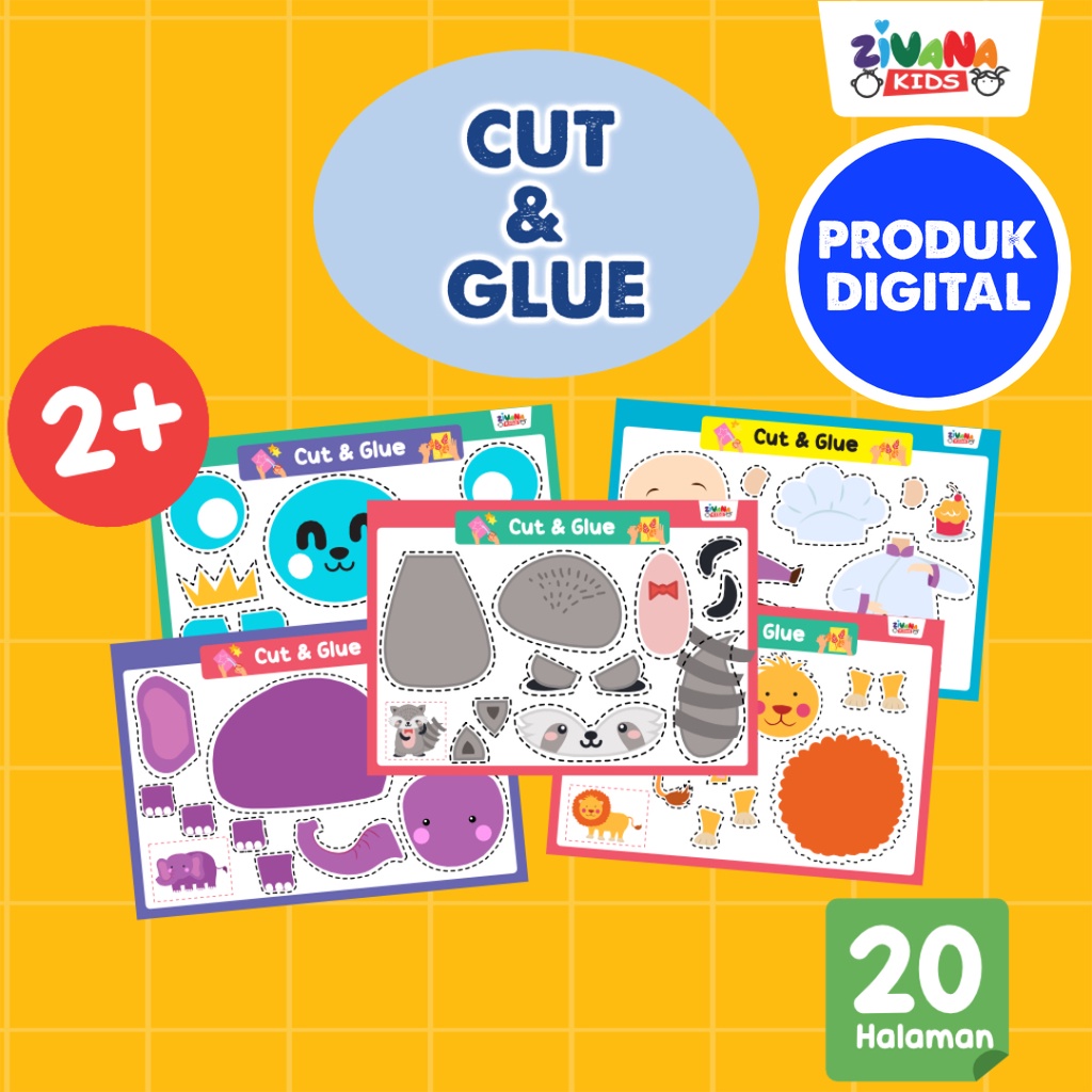 Jual Zivana Kids - DIGITAL FILE [PDF] PRINTABLE Worksheet Anak | Bisa ...