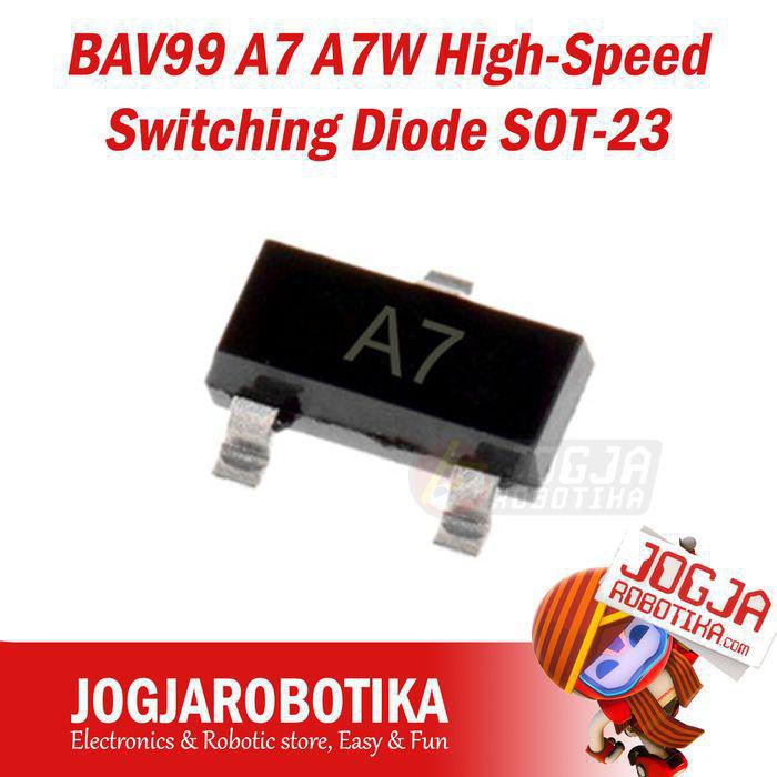 Jual BAV99 A7 A7W High-Speed Switching Diode SOT-23 | Shopee Indonesia