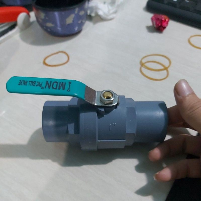 Jual Stop Kran Pipa / Ballvalve PVC MDN gg Besi 1/2" - 1". | Shopee ...