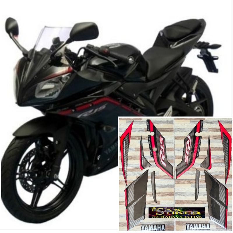 Jual striping original Yamaha R15 hitam tahun 2014 2015 | Shopee Indonesia