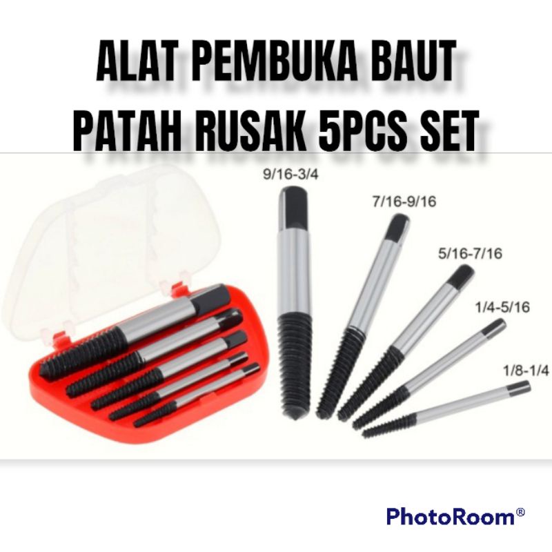 Jual ALAT PEMBUKA PENCABUT BAUT PATAH RUSAK TAP BALIK TAP SCREW ...