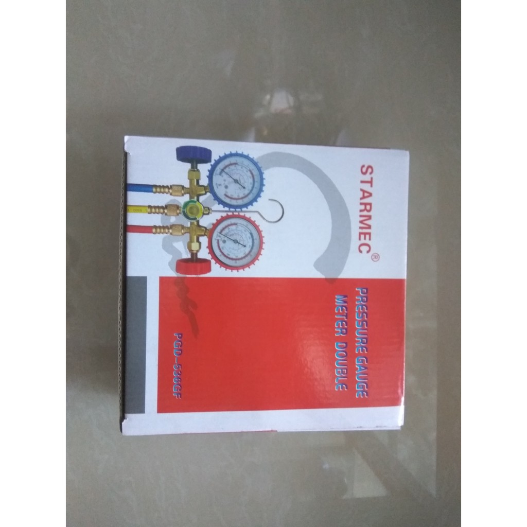 Jual Starmec pressure gauge Meter Double Maniflod 536GF | Shopee Indonesia