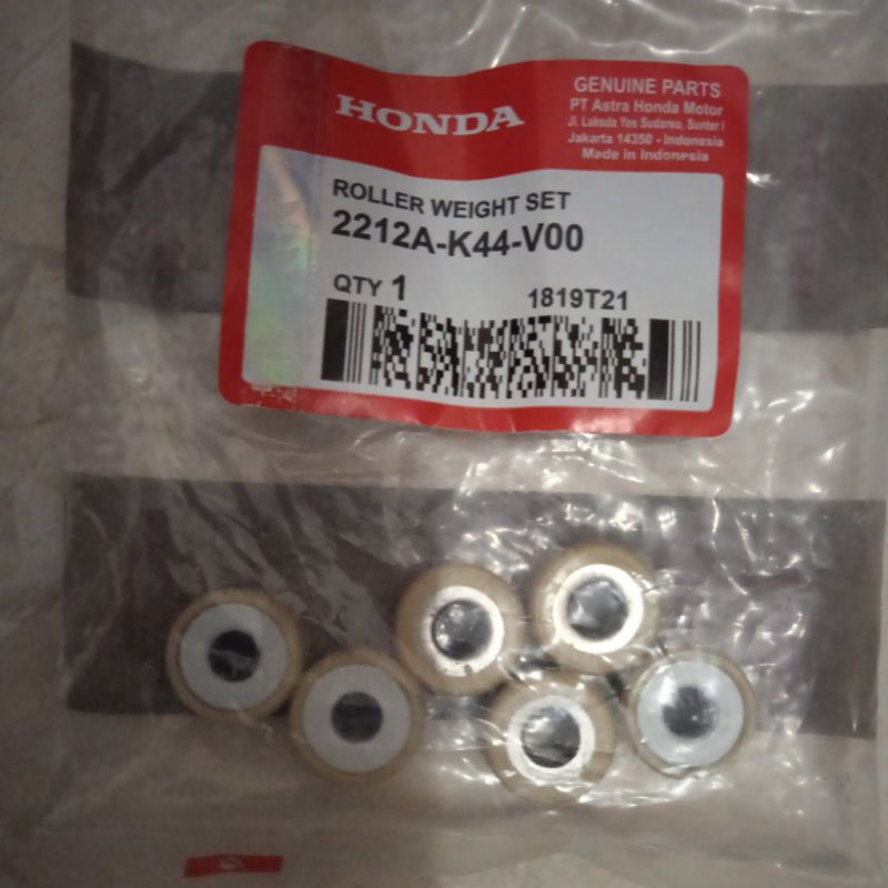 Jual K44 - ROLLER SET 15 gr BEAT POP BEAT Fi esp STREET SCOOPY Fi Esp ...
