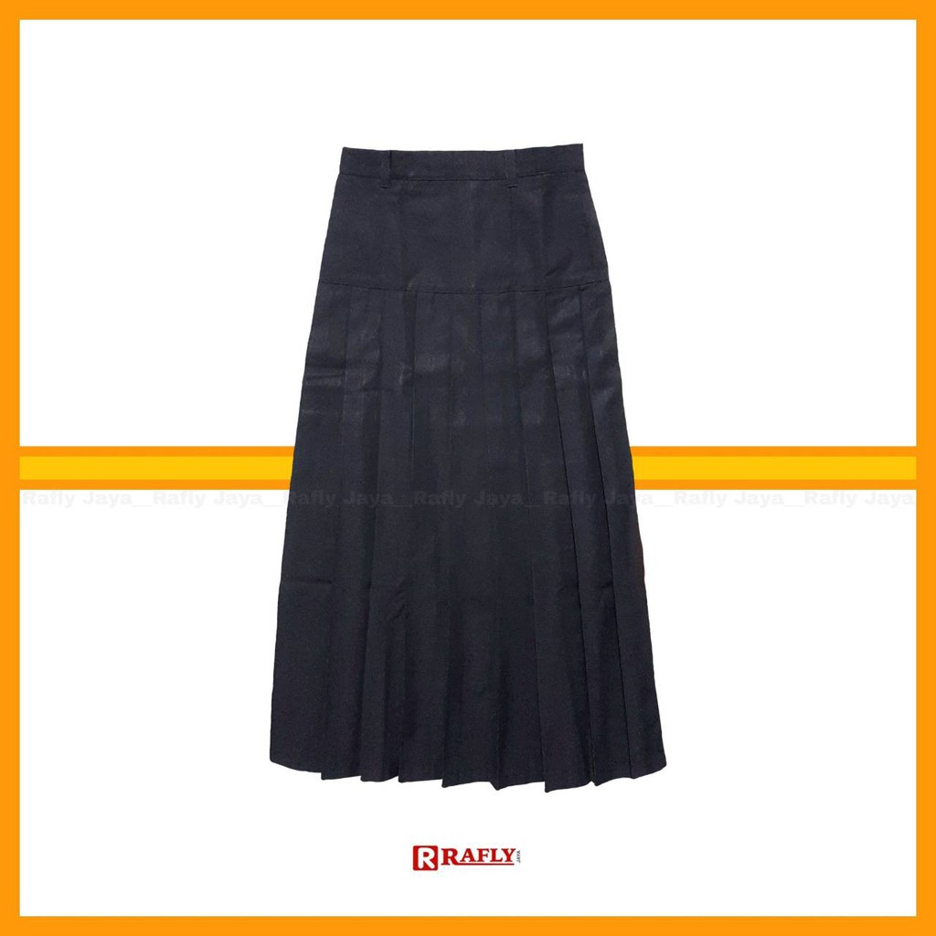 Jual Rok Hitam Rempel Bawah Pinggang - Seragam Kerja Sekolah - Rafly ...