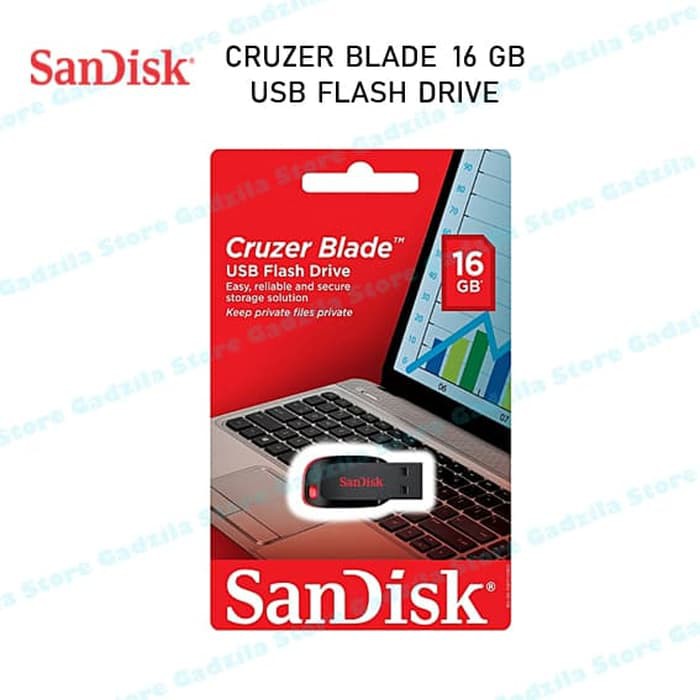 Jual SanDisk Cruzer Blade 16GB ORIGINAL | Shopee Indonesia