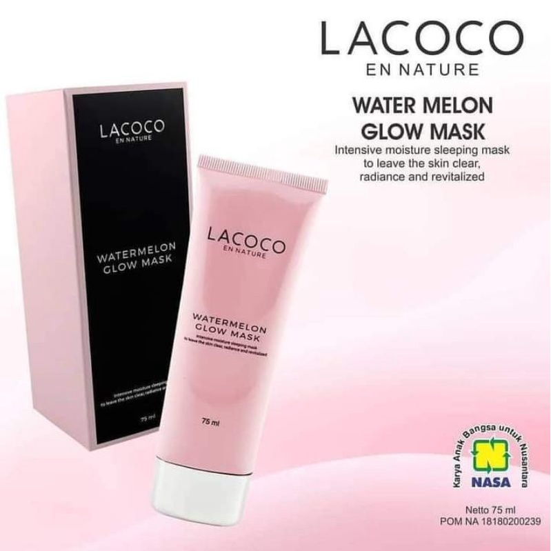 Jual Lacoco Watermelon Glow Mask | Shopee Indonesia