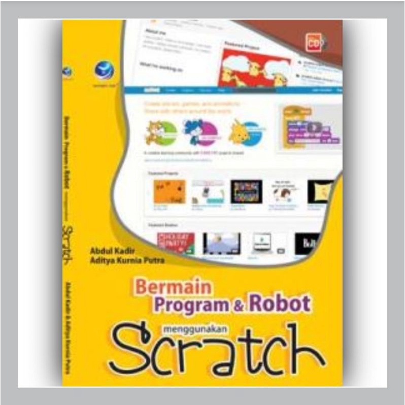 Jual Buku Bermain Program Dan Robot Menggunakan Scratch beserta cd | Shopee Indonesia