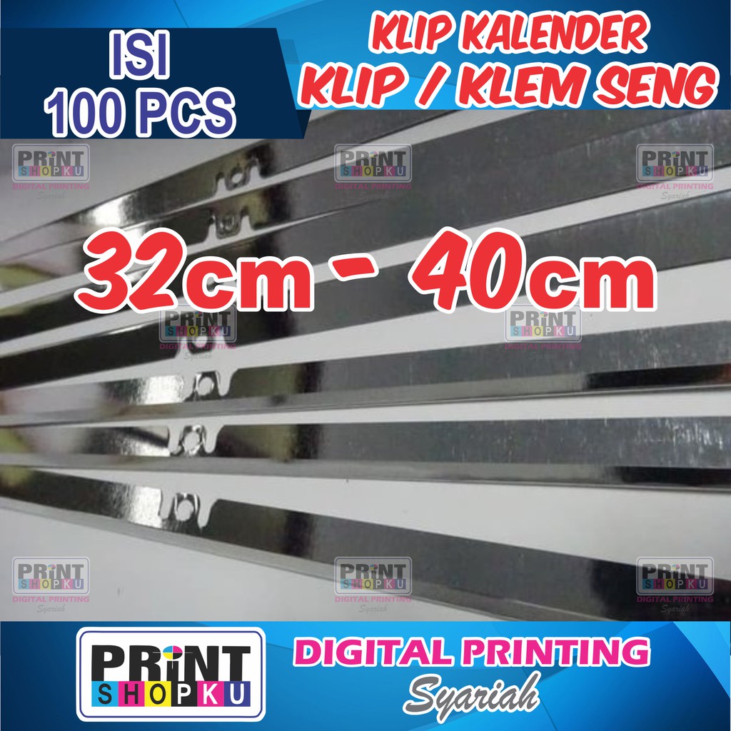 Jual [ ISI 100 PCS ] KLIP SENG KALENDER DINDING KLEM SENG KLIP BESI ...