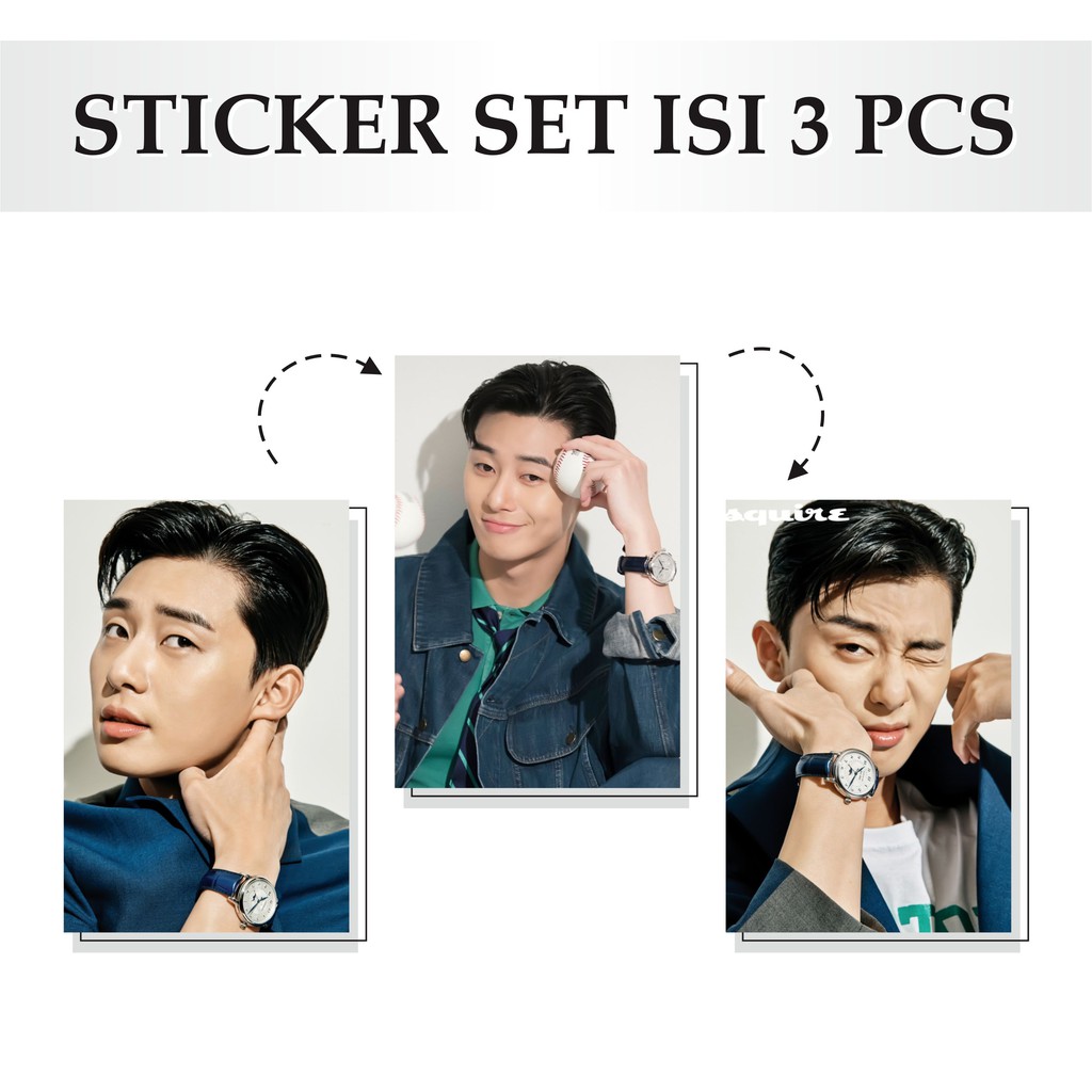 Jual Stiker Actor Park Seo Joon 6X9 Cm Mirror Murah Sticker Kpop ...