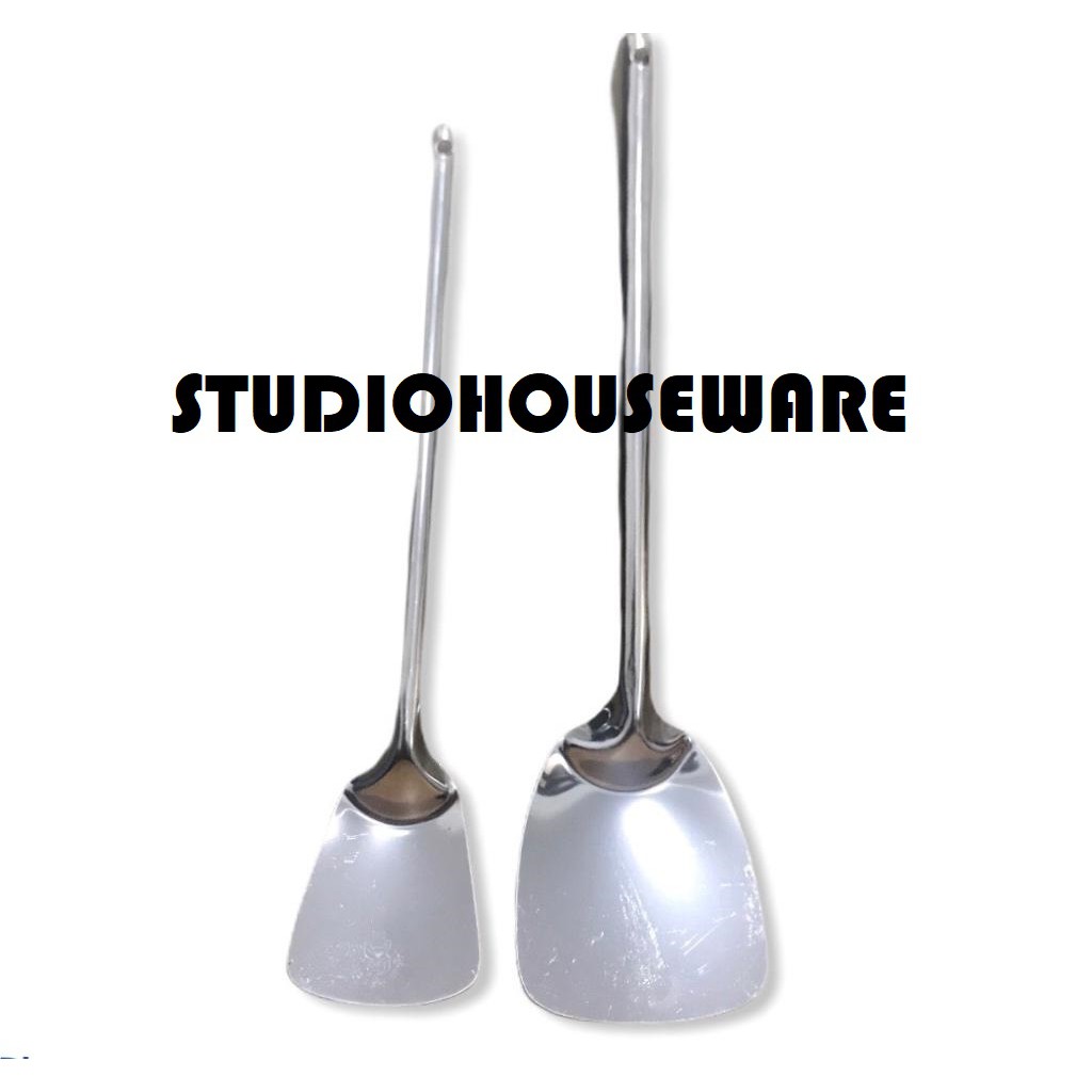 Jual Sutil Buntu Lubang Penggorengan Sodet Pengaduk Wok Full Stainless ...