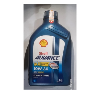 Jual OLI SHELL ADVANCE AX7 MATIC 10W-30 0,8 L ( BARCODE SCAN ) | Shopee ...