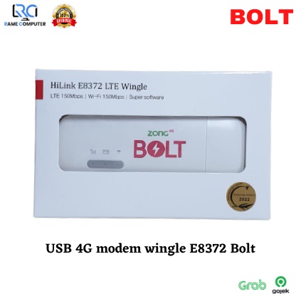 Jual Modem E8372 Zong Bolt Wifi Modem Unlock 4G LTE USB dual antenna | Shopee Indonesia