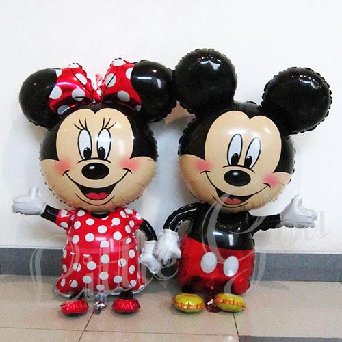 Jual Mickey & Minnie Balloon Foil Jumbo SET / Balon Mickey Mouse ...