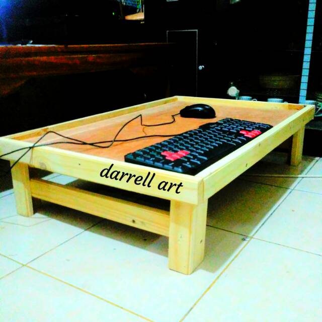 Jual Meja keyboard jati belanda | Shopee Indonesia
