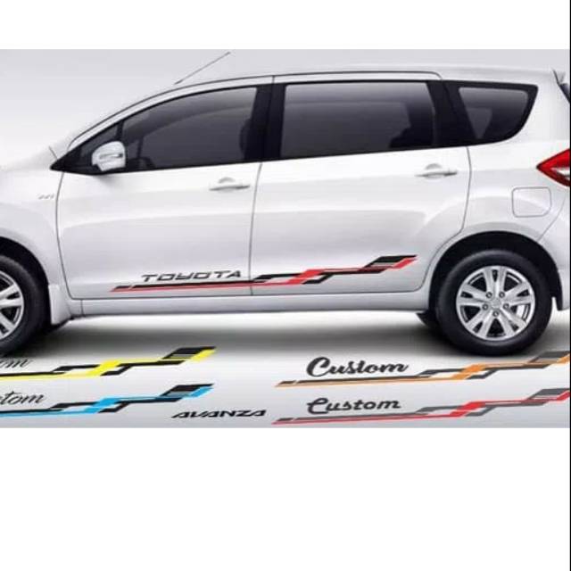Jual stiker ertiga striping mobil ertiga sticker suzuki ertiga cutting ...