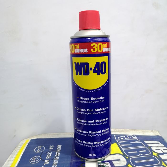 Jual WD 40 WD40 WD-40 412ML PELUMAS ANTI KARAT MAKASSAR TERMURAH ...