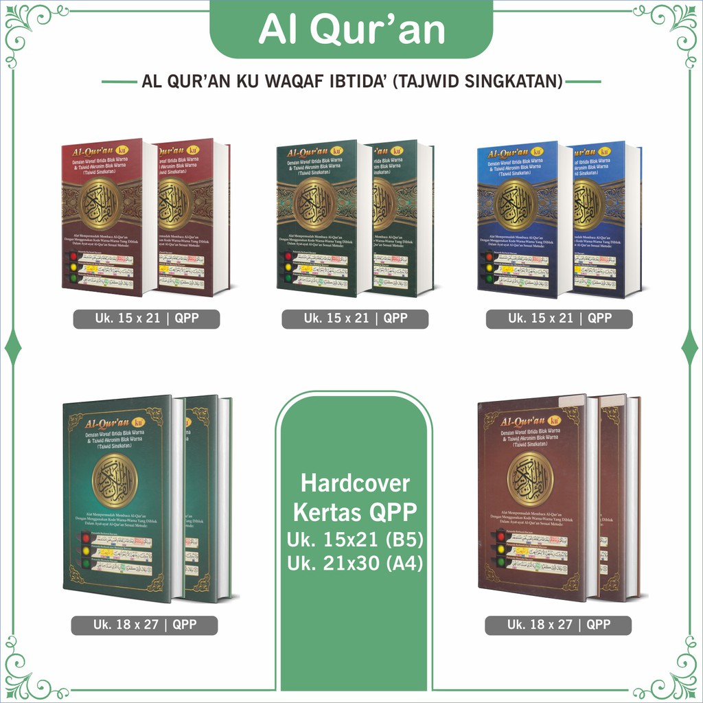 Jual Al Quran Besar Terjemah Tajwid Alquranku Wakaf Ibtida Alquran ...