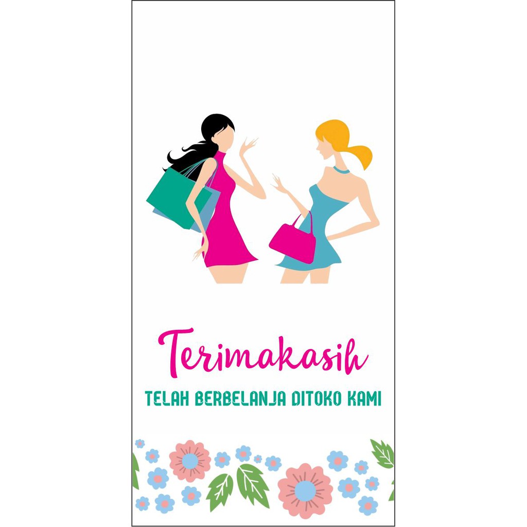 Jual PREMIUM (5x5cm) Stiker Sticker Promosi Stiker label produk Stiker ...