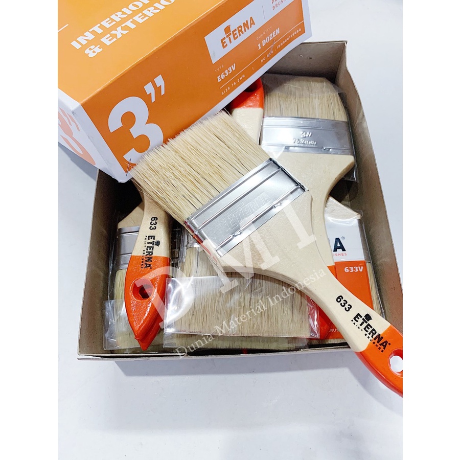 Jual Kuas Cat Eterna 633 3 Inch | Kuas Eterna 633 | Kuas Cat Tembok ...