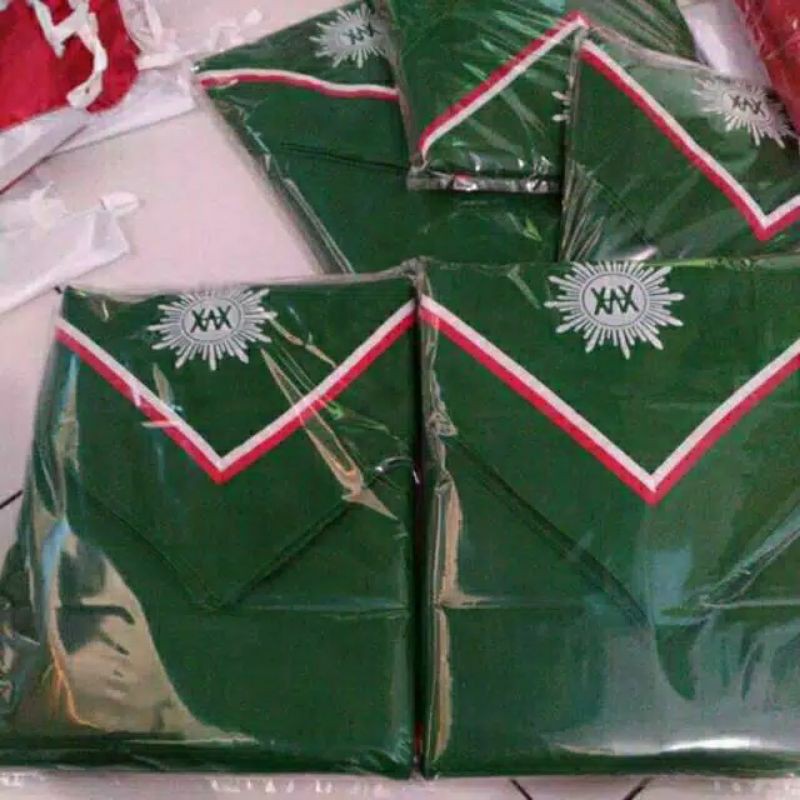 Jual hasduk HW Hizbul Wathan 20biji pita merah putih / lainnya -+115cm ...