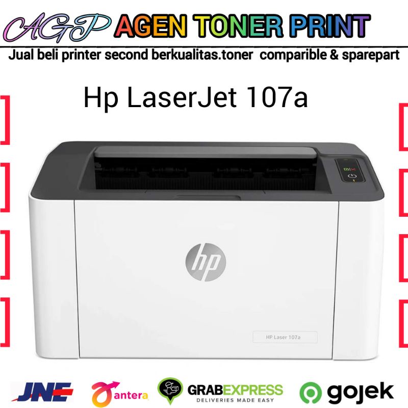 Jual Printer Hp LaserJet 107a Monochrome Hitam Pekat | Shopee Indonesia
