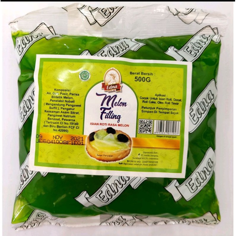 Jual Selai Roti Isian Edna Donny Creamfill Srikaya Pandan Keju Durian ...