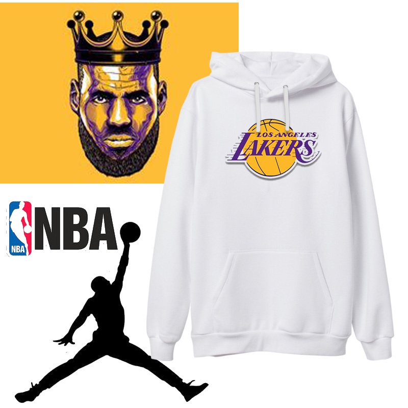 Jual Hoodie Jaket Sweater LA Lakers Los Angels Lakers NBA Series Lebron ...