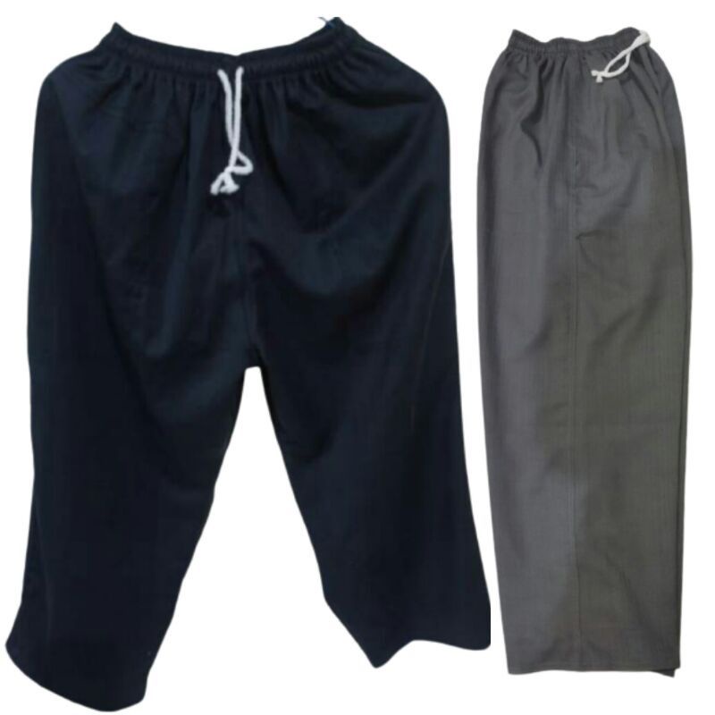 Jual Celana Komprang Pria Silat Panjang Bahan Kain Katun Kolor Hitam ...