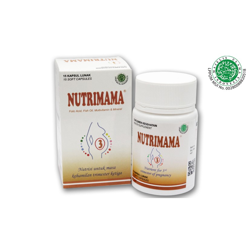 Jual NUTRIMAMA 3 VITAMIN IBU HAMIL trimester 3 | Shopee Indonesia