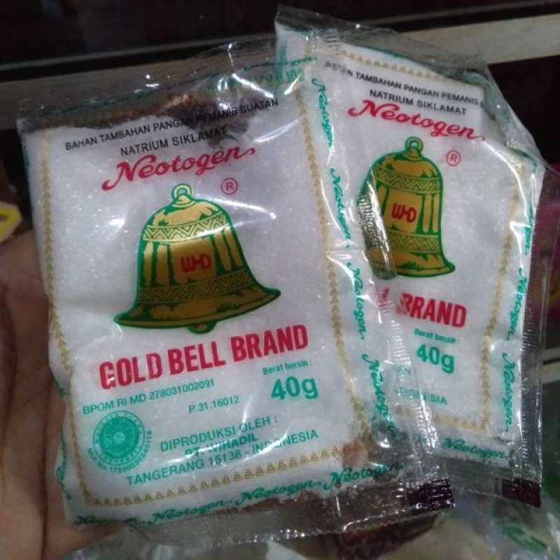 Jual Sari Manis Gula biang Lonceng Neotogen Pemanis Buatan Natrium ...