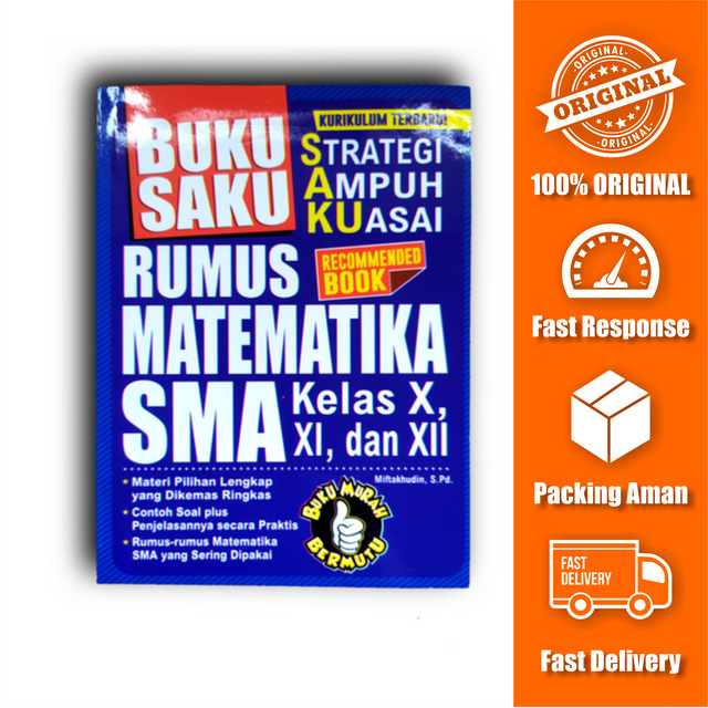 Jual Buku Saku Strategi Ampuh Kuasai Rumus Matematika SMA Kelas X, XI ...