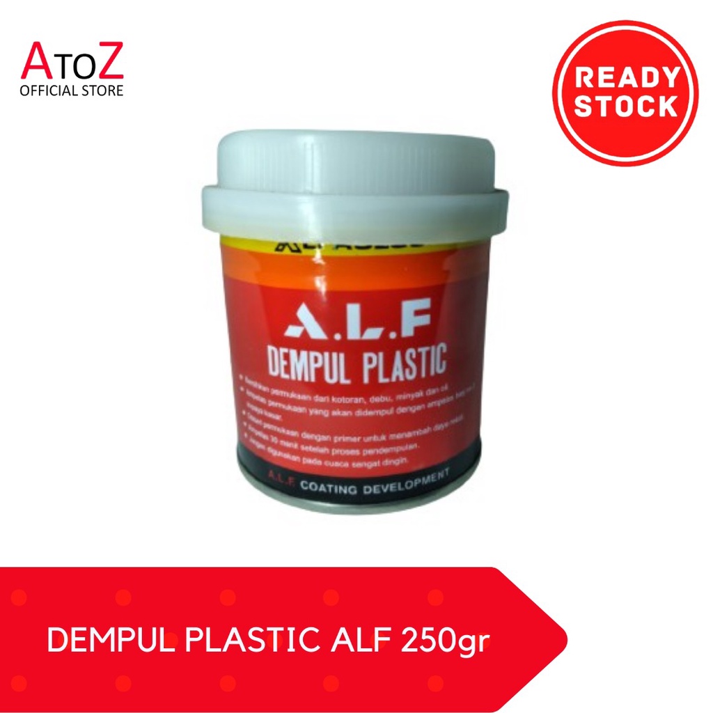 Jual DEMPUL PLASTIC ALF 250gr - Dempul alfa alf plastik - dempul besi ...