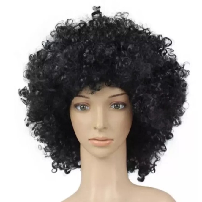 Jual Wig rambut kribo pria / wanita wig pesta wig Halloween | Shopee ...