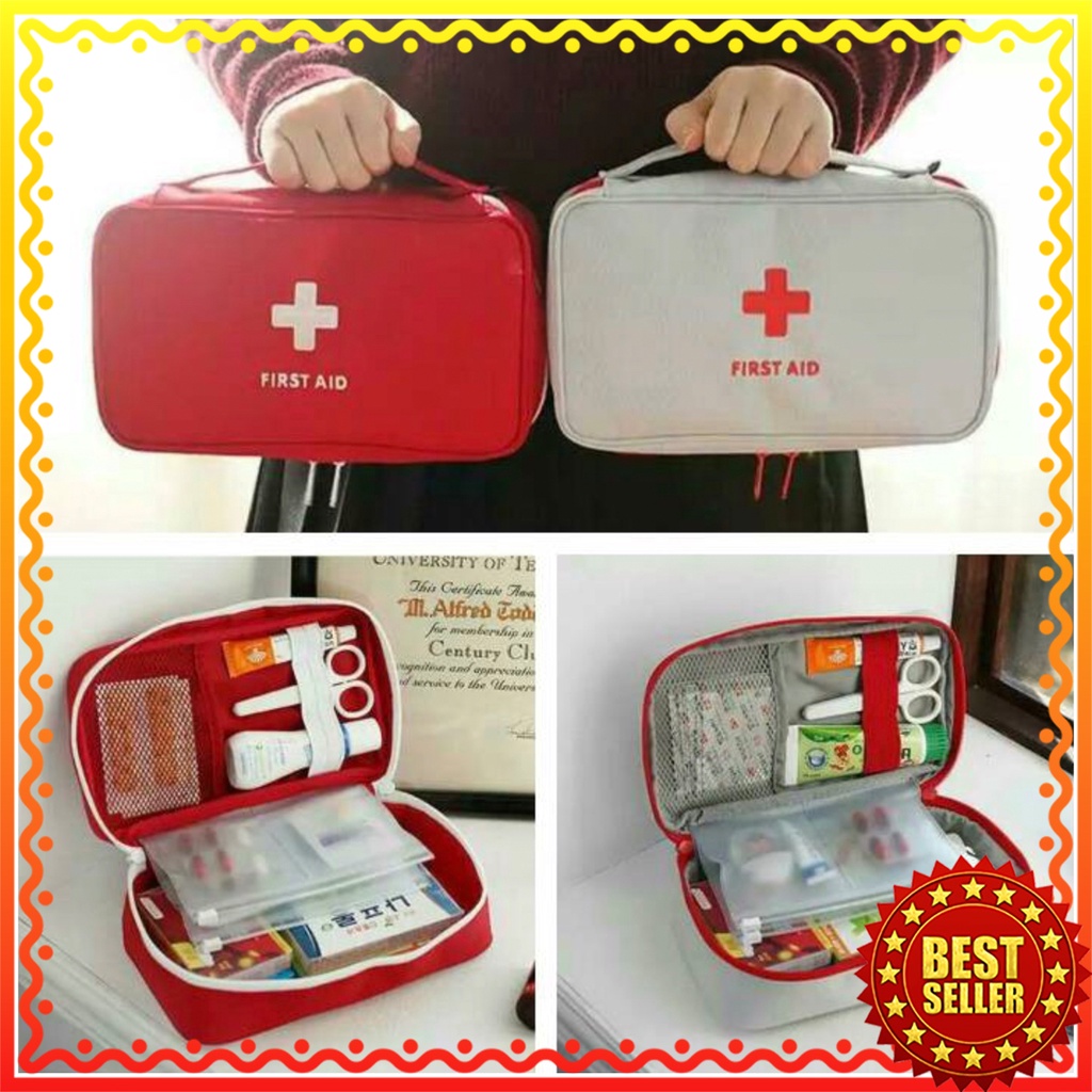 Jual WRF42 Tas Obat P3K Korea Multifungsi Serba Guna First Aid Kit ...