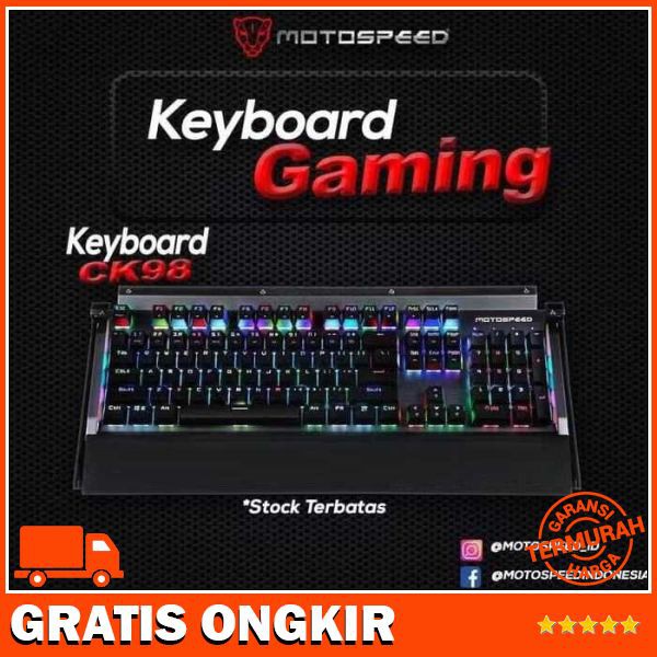 Jual MECHANICAL KEYBOARD MOTOSPEED CK98 | Shopee Indonesia
